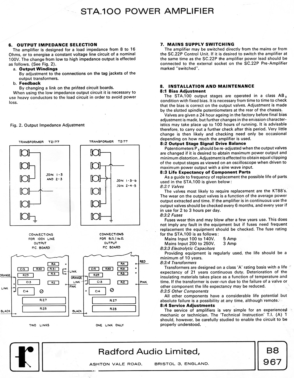 STA100 | Radford Revival